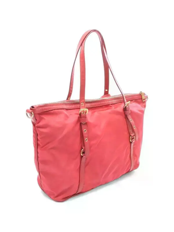 Prada 2000s Buckled Tote Bag