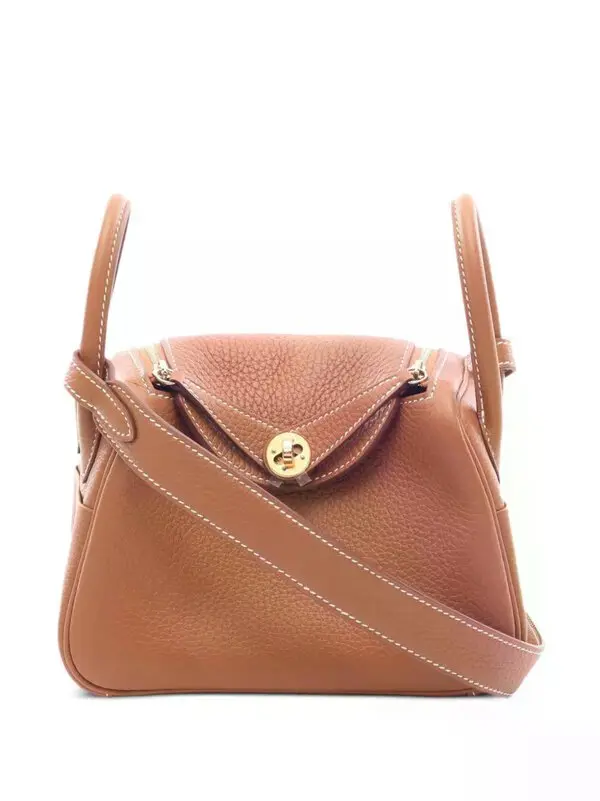 Hermès Mini Lindy Shoulder Bag - Brown