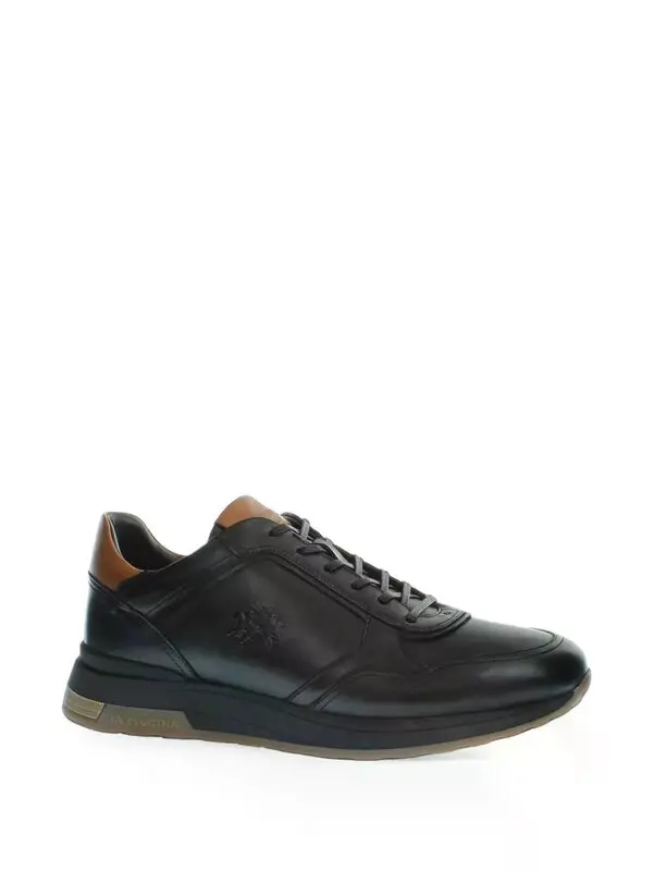 LA MARTINA Buttero Lace-up Sneakers - Black