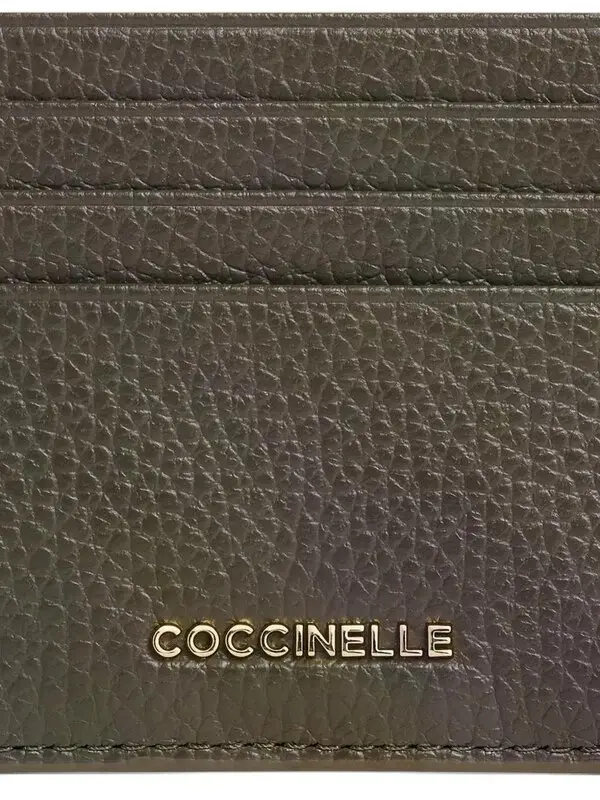 COCCINELLE Metallic Small Leather Card Holder