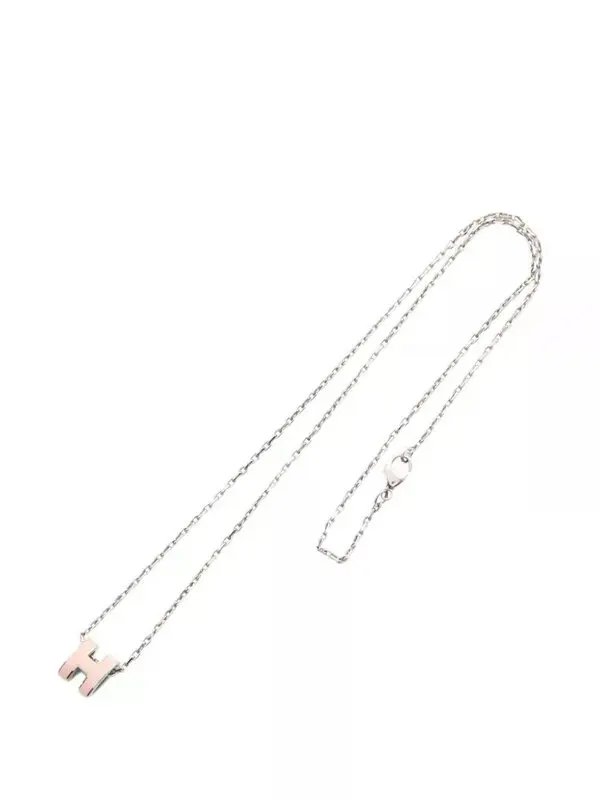 Hermès Mini Pop H Necklace - Silver