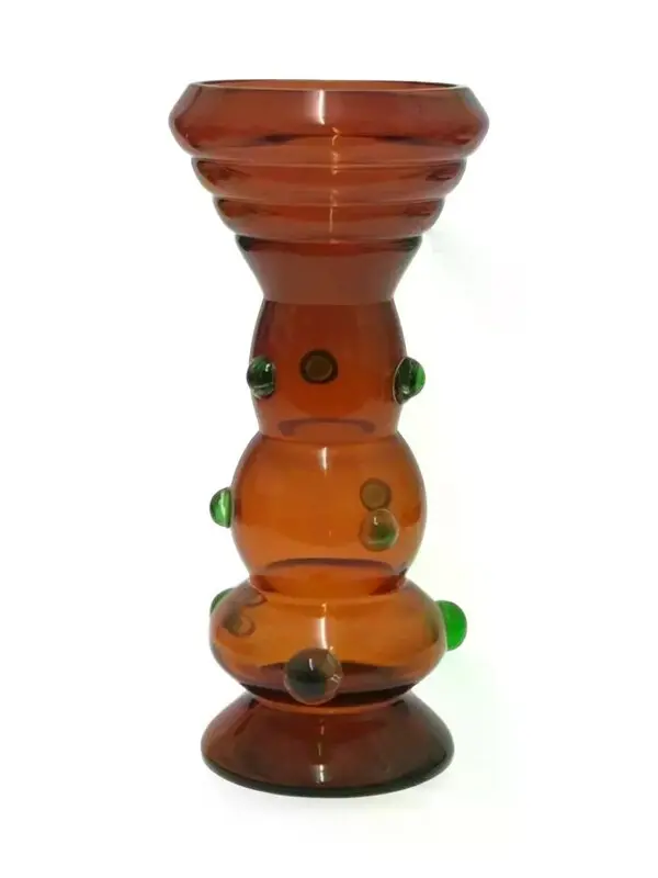 ENZO DE GASPERI Beaded Crystal Vase