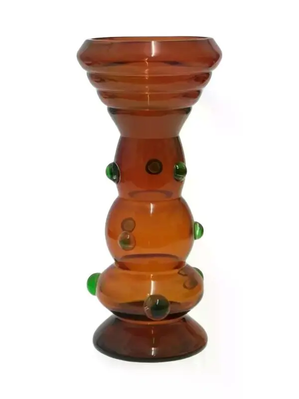 ENZO DE GASPERI Beaded Crystal Vase