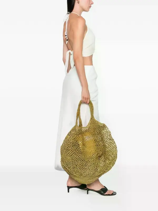 SANS ARCIDET Manabe Open-knit Tote Bag