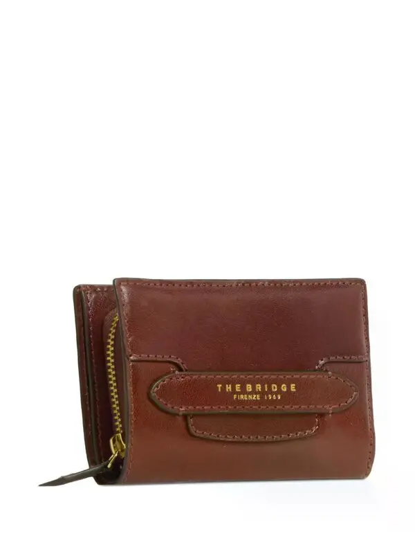 THE BRIDGE Logo-print Leather Wallet