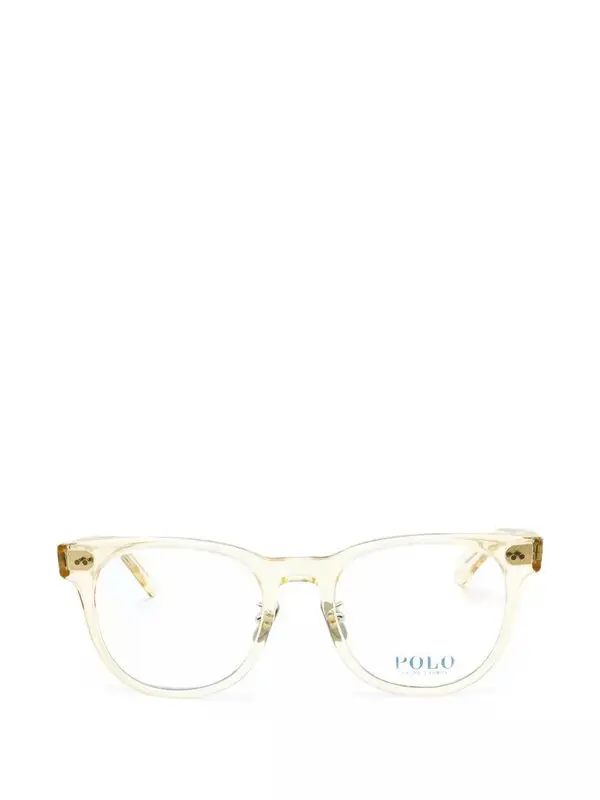Polo Ralph Lauren Round Frame Glasses - Yellow