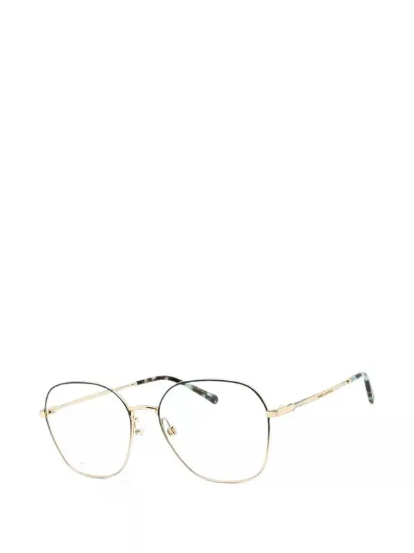 Marc Jacobs Tone Round Frame Eyeglasses - Gold