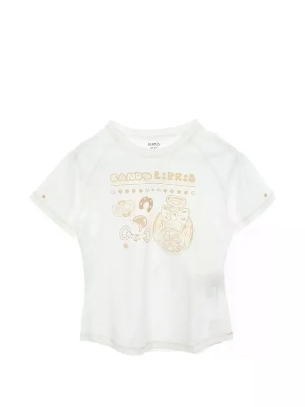Hermès Candy Libris Raglan Sleeve T-shirt
