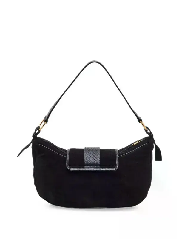Saint Laurent Saharienne Buckle Shoulder Bag