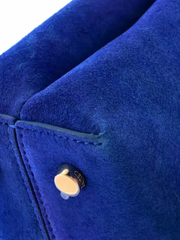 Celine Nino Top Handle Bag Suede Teen Shoulder Bag