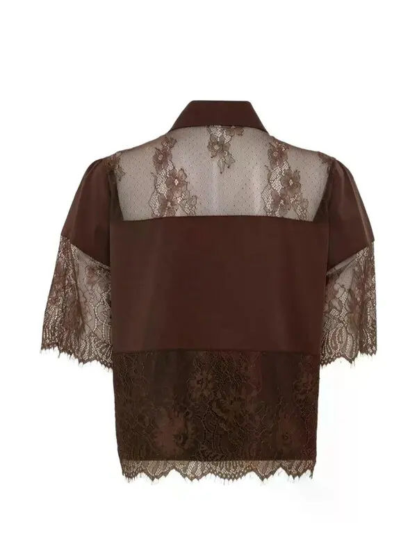 BLUGIRL Lace-panelled Shirt