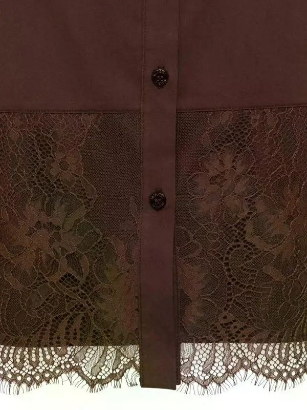 BLUGIRL Lace-panelled Shirt