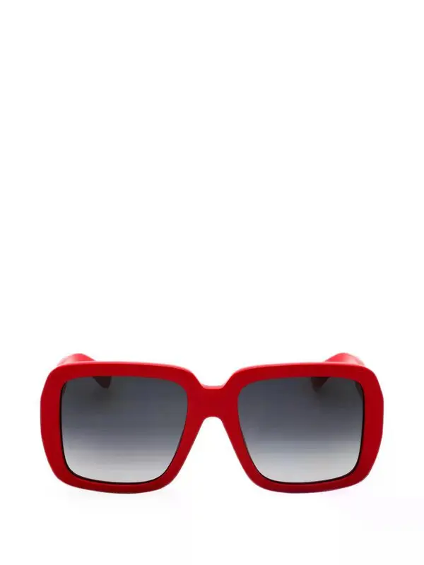 Moschino Oversized Square-frame Sunglasses - Red