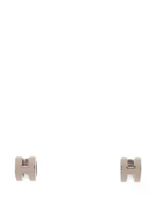Hermès 2010s Mini Pop H Earrings