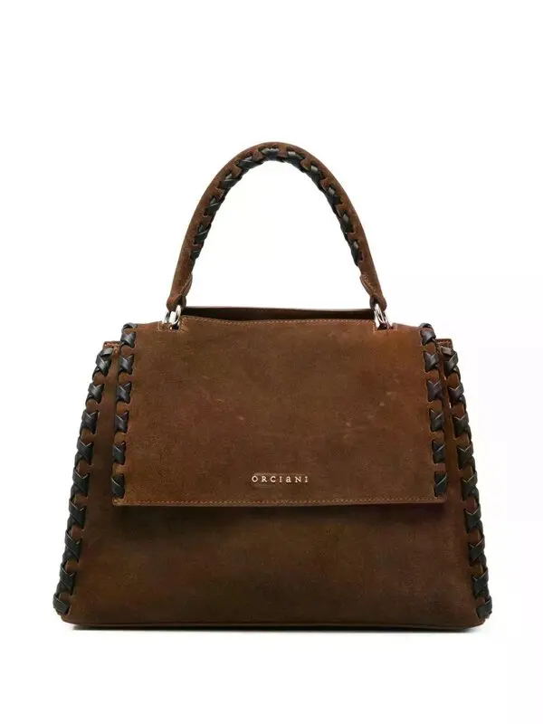 Orciani Suede Shoulder Bag - Brown