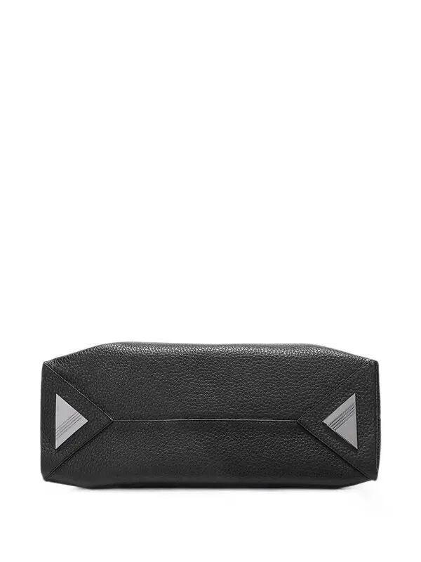Attico Medium La Passeggiata Pebbled Leather Shoulder Bag