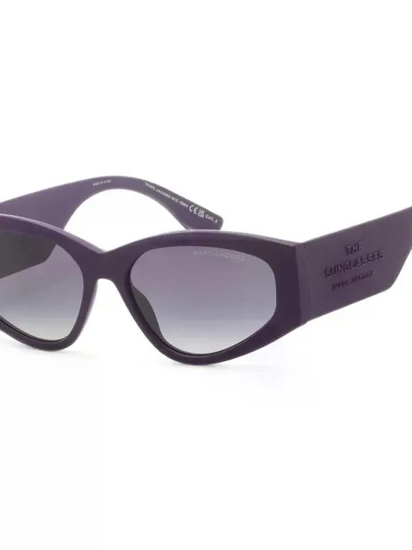 Marc Jacobs Geometric Frame Sunglasses - Purple