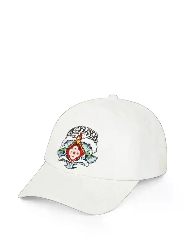 Casablanca Logo-embroidered Baseball Cap