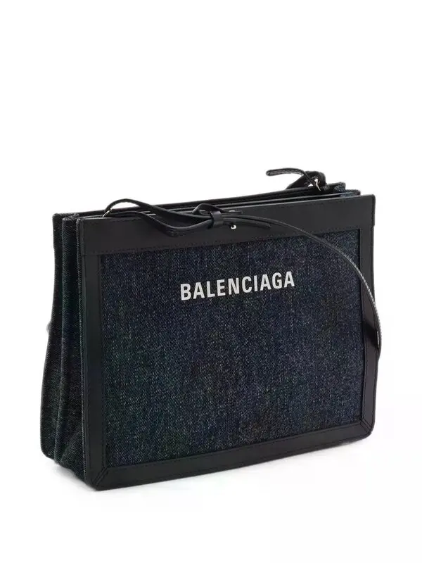 Balenciaga Pochette Leather-trim Crossbody Bag