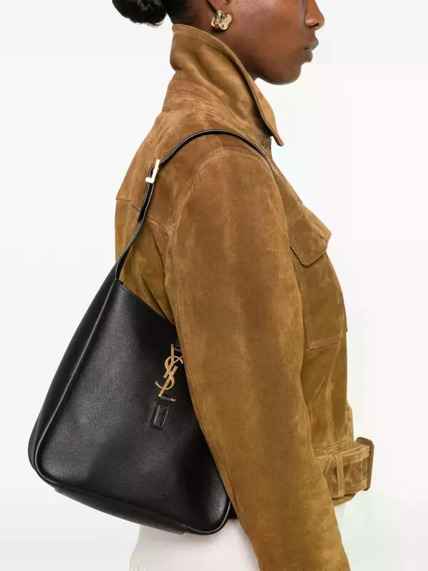 Saint Laurent Leather Shoulder Bag - Black