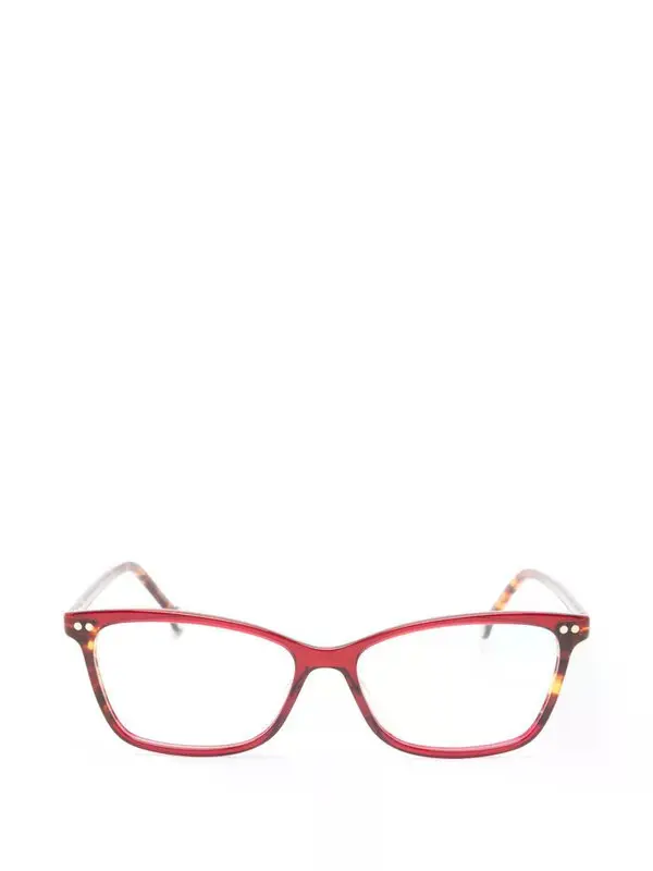 Carolina Herrera Tortoiseshell-effect Cat-eye Frame Glasses