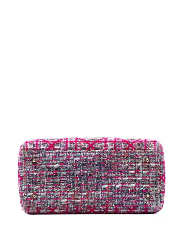 Dior 2012 Medium Tweed Macrocannage Lady Satchel
