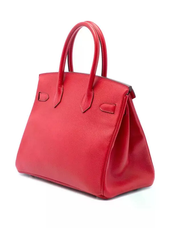 Hermès Epsom Birkin Retourne 30 Handbag - Red