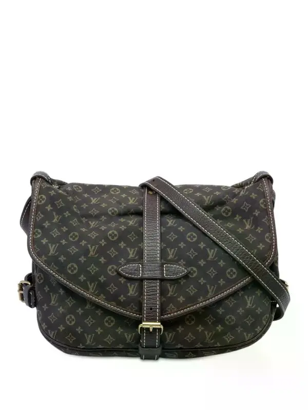 LOUIS VUITTON Mini Lin Saumur 30 Monogram Crossbody Bag