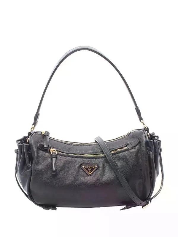 Prada 2013-2026 Soft Calf Satchel - Black
