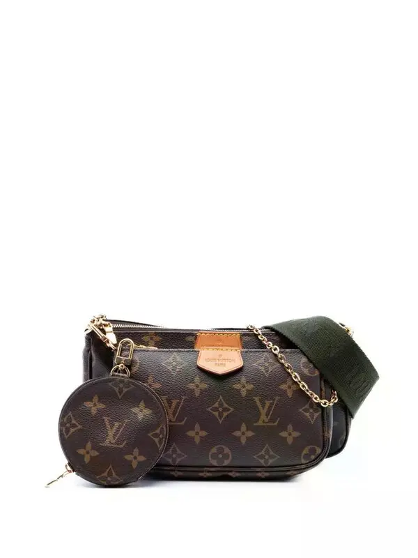 LOUIS VUITTON 2021 Monogram Multi Pochette Accessoires Satchel - Brown
