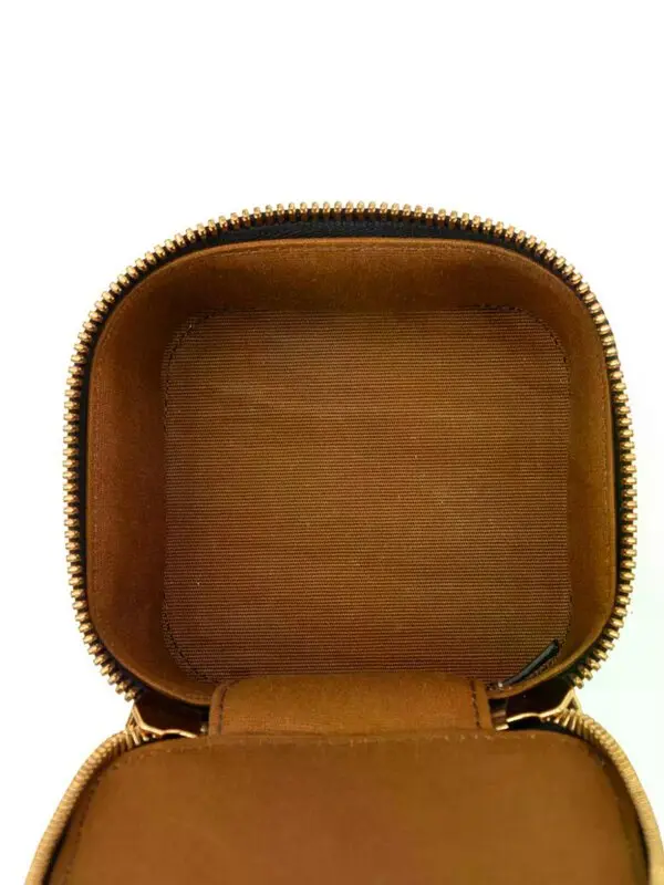 Celine 2021-2026 Mini Triomphe Coated Canvas Vanity Case Satchel