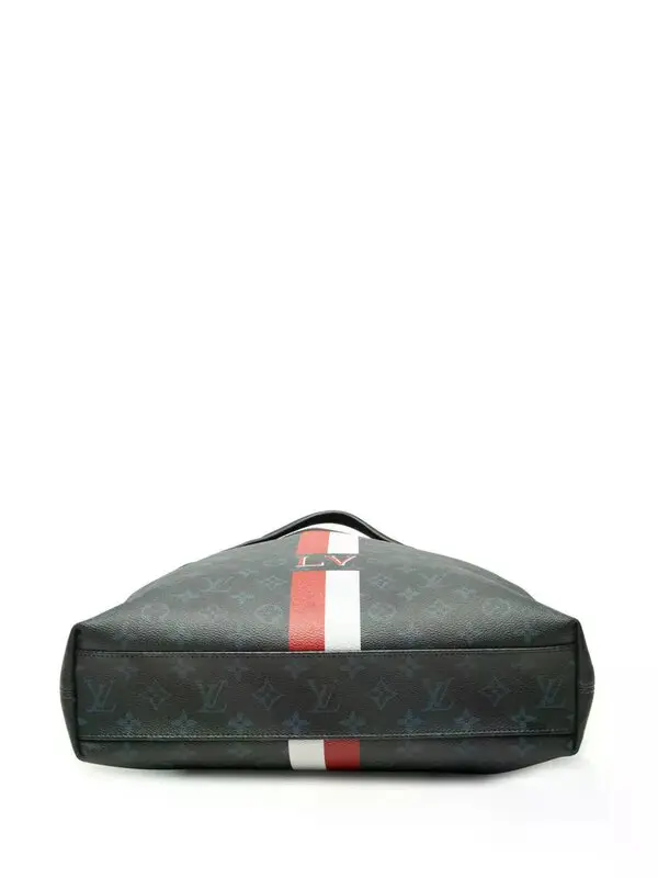 LOUIS VUITTON Monogram Cobalt Stripe Tote Bag