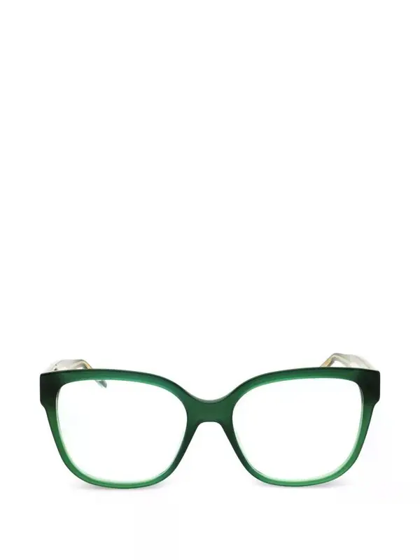 BOSS Rectangle Eyeglasses - Green