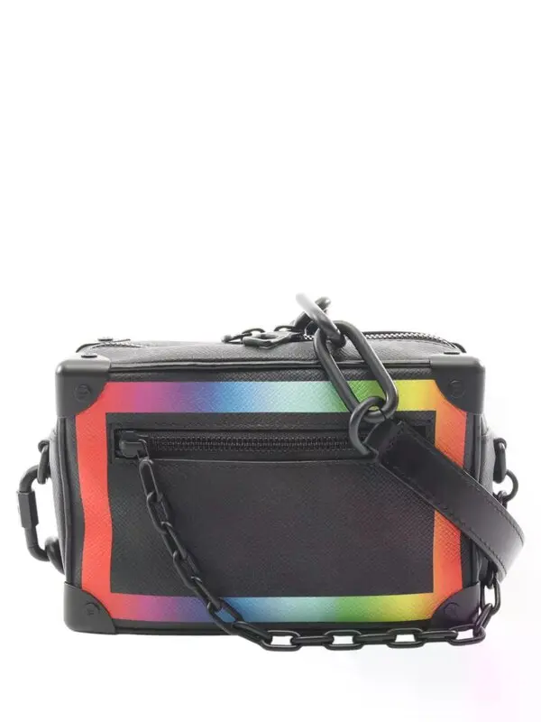 LOUIS VUITTON Taiga Rainbow Soft Trunk Crossbody Bag