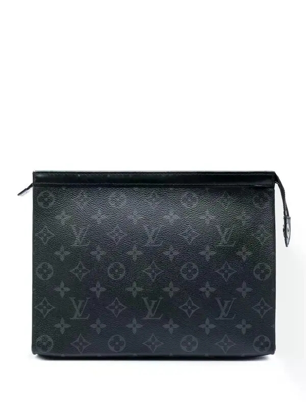 LOUIS VUITTON 2019 Monogram Eclipse Pochette Voyage Mm Clutch Bag