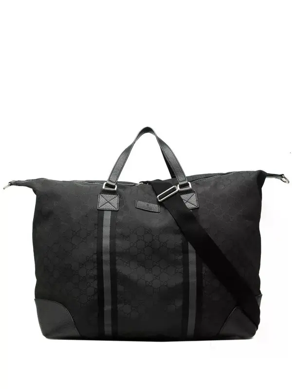 Gucci Gg Nylon Web Duffle Bag