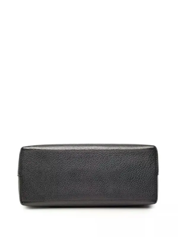 Gucci 20th Century Calfskin Bamboo Flap Top Handle Bag Satchel