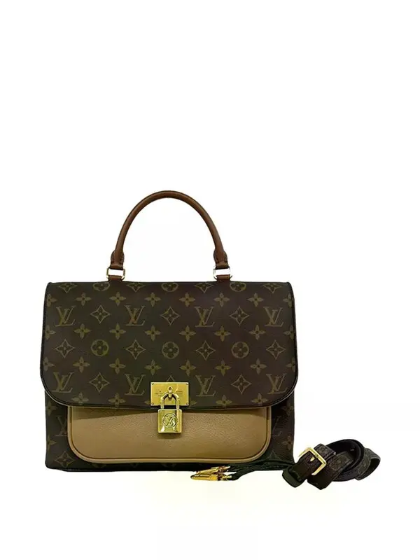 LOUIS VUITTON 2019 Monogram Marignan Satchel - Brown