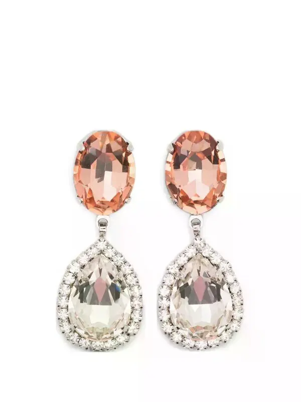 Magda Butrym Crystal-embellished Drop Earrings - Silver
