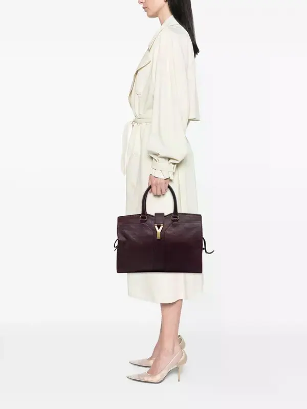 Saint Laurent 20th Century Medium Leather Cabas Chyc Satchel