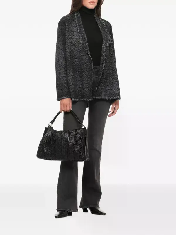 REPTILE'S HOUSE Braided Leather Shoulder Bag