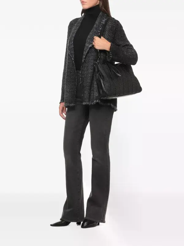 REPTILE'S HOUSE Braided Leather Shoulder Bag