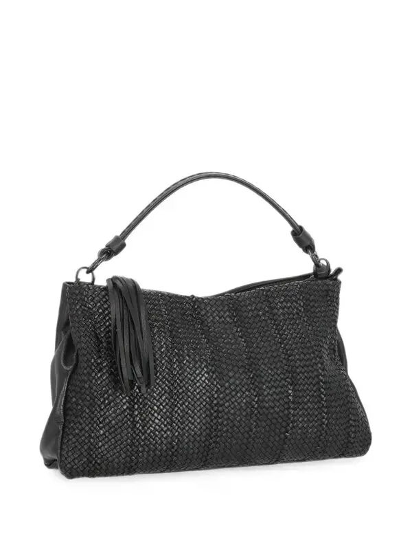 REPTILE'S HOUSE Braided Leather Shoulder Bag
