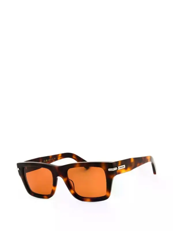 FERRAGAMO Tortoiseshell-pattern Rectangle-frame Sunglasses