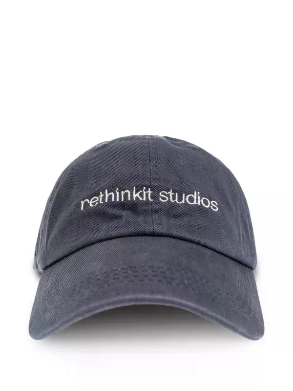 RETHINKIT STUDIOS Logo Embroidered Baseball Cap - Blue