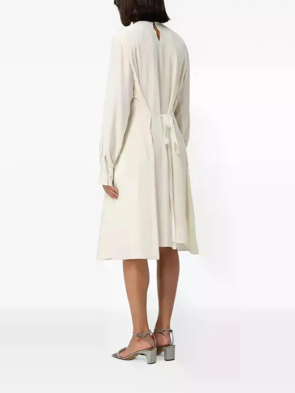 Fabiana Filippi Bead-embellished Pleated Dress