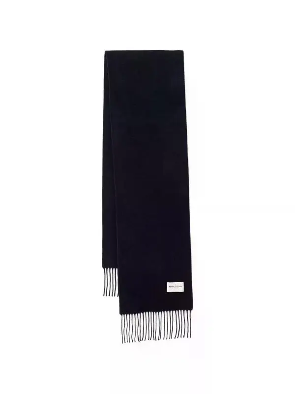 Marc O'polo Fringed Logo-patch Scarf