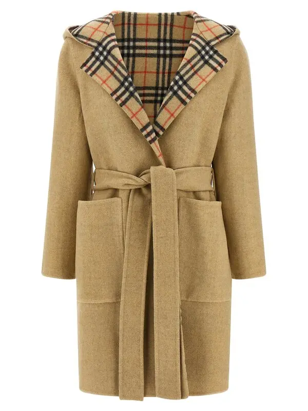 Burberry Hampshire Reversible Wool Coat
