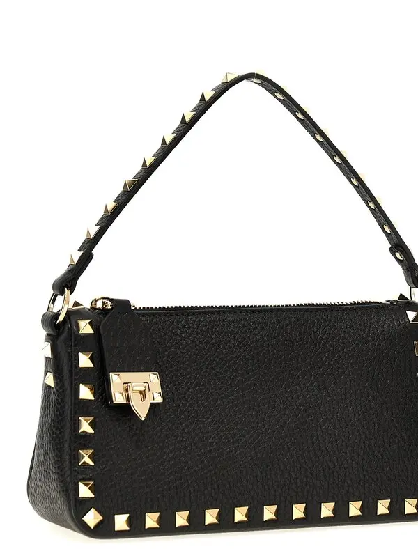 Valentino Garavani Rockstud Small Shoulder Bag - Black