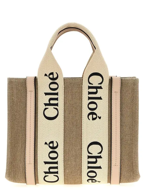 Chloé Woody Small Handbag - Pink
